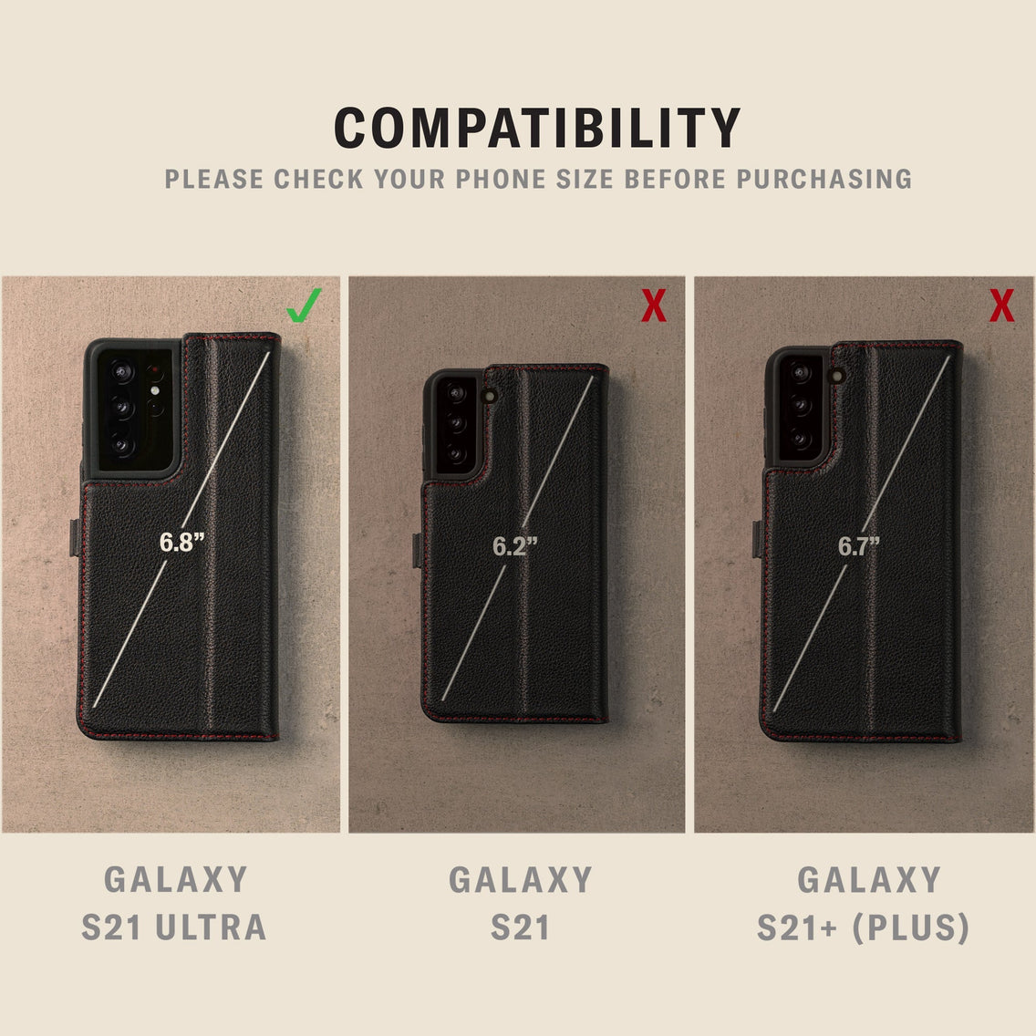 Samsung Galaxy S21 Ultra 5G Leather Case | TORRO – TORRO USA