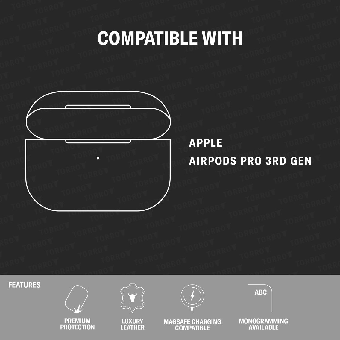 Apple AirPods Pro 3 Leather Case (3rd Gen) – TORRO USA