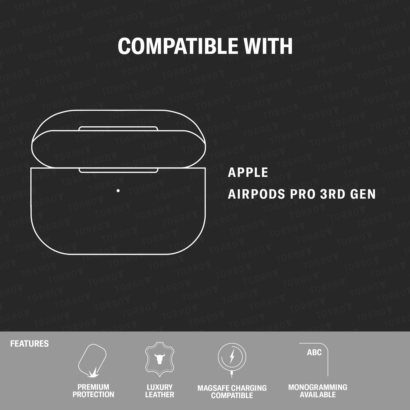 Apple AirPods Pro 3 Leather Case (3rd Gen) – TORRO USA