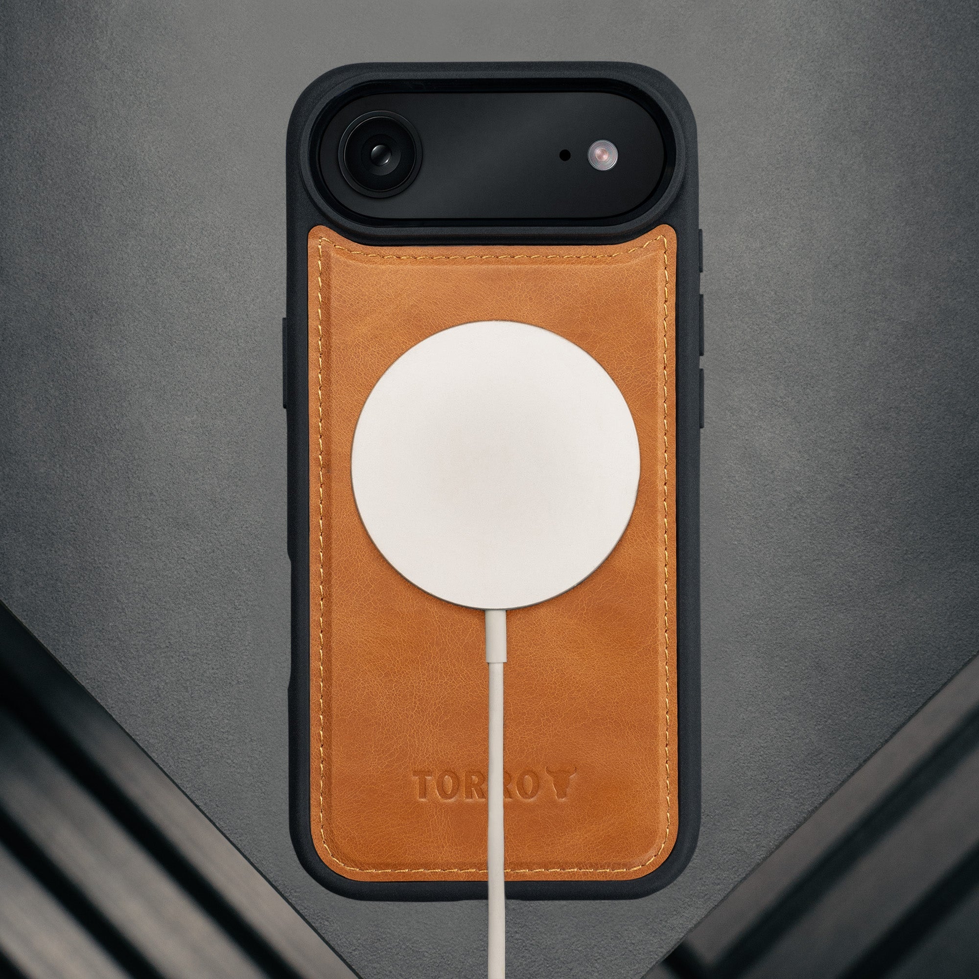 iPhone Air Leather Case (with Detachable Cover & MagSafe Compatible ...