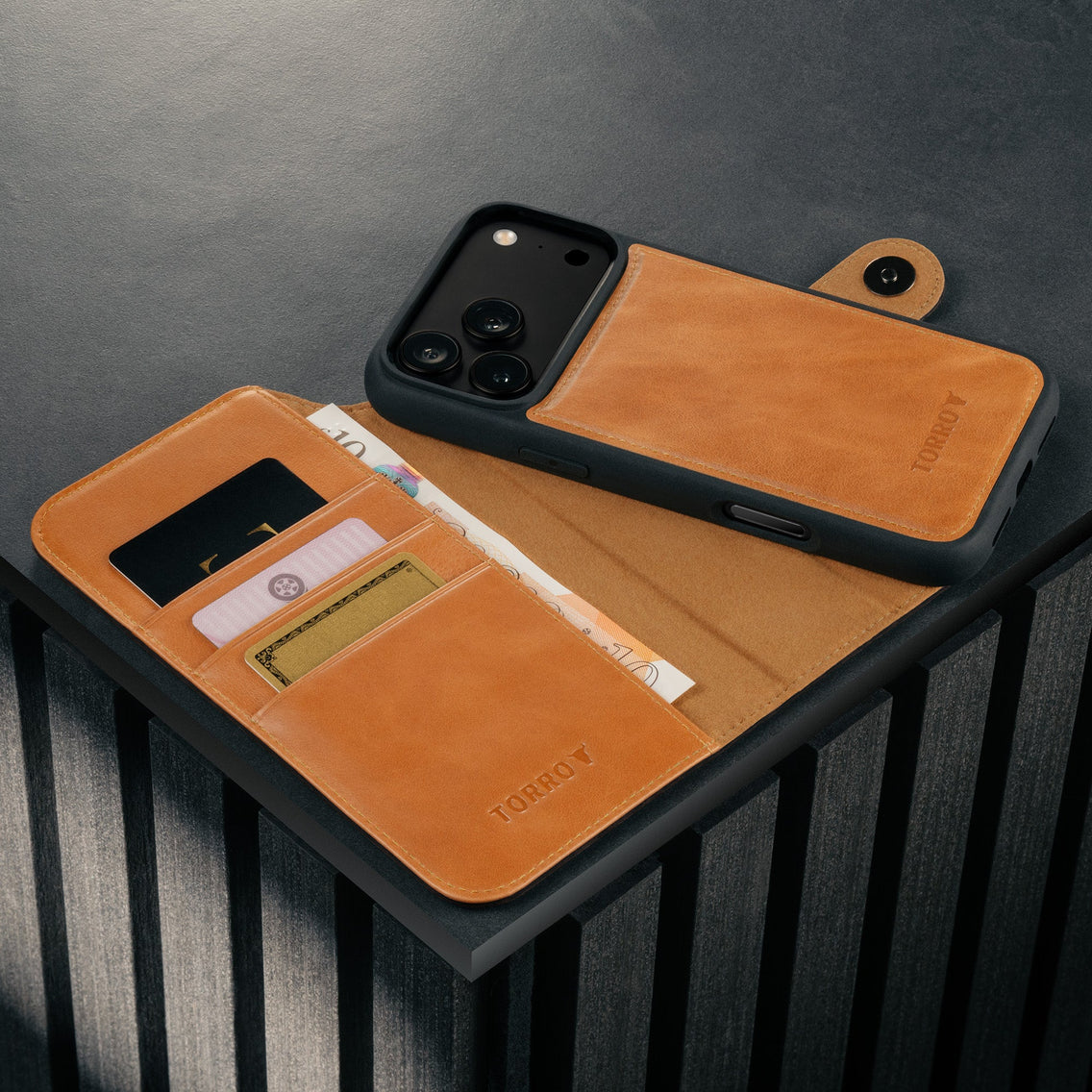 Apple iPhone 17 Pro 2-in-1 Leather Wallet Case (with Detachable Cover ...