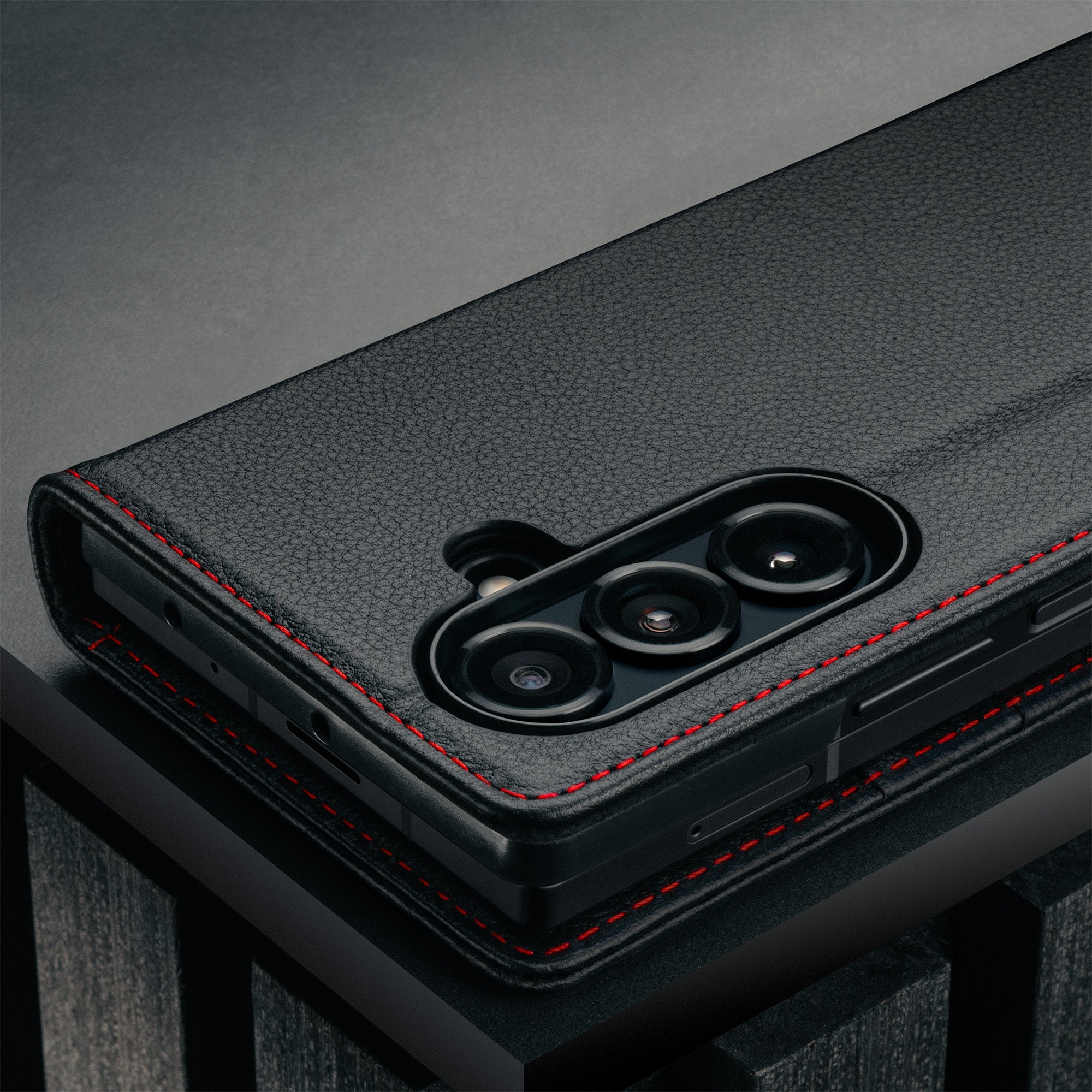 Samsung Galaxy Z Fold7 Leather Wallet Case (with Stand Function ...