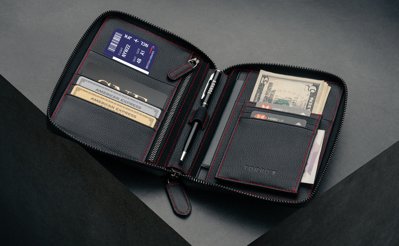 Solo Leather Travel Wallet - Travel Accessories – TORRO USA