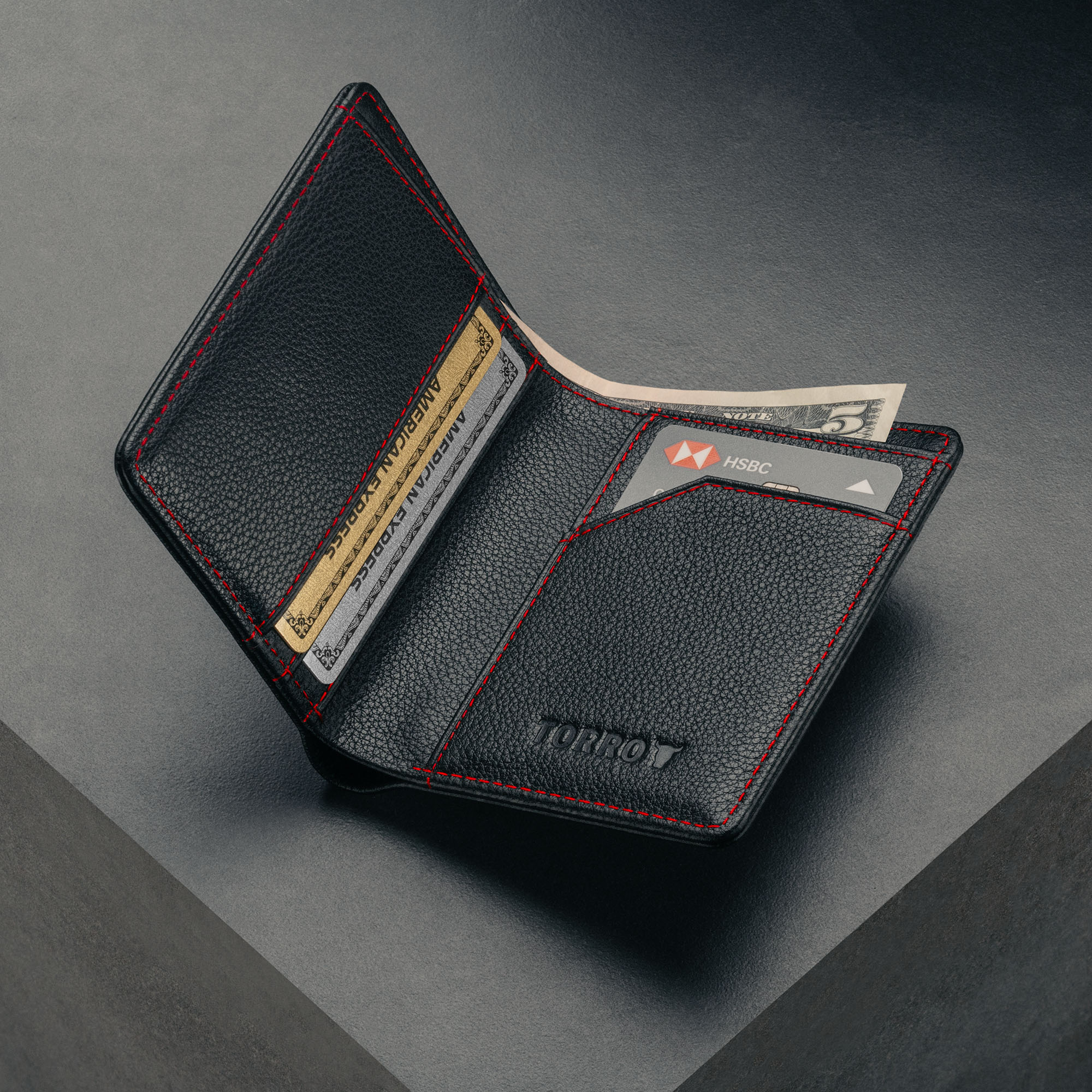 Slim Leather Wallet with RFID Protection – TORRO USA