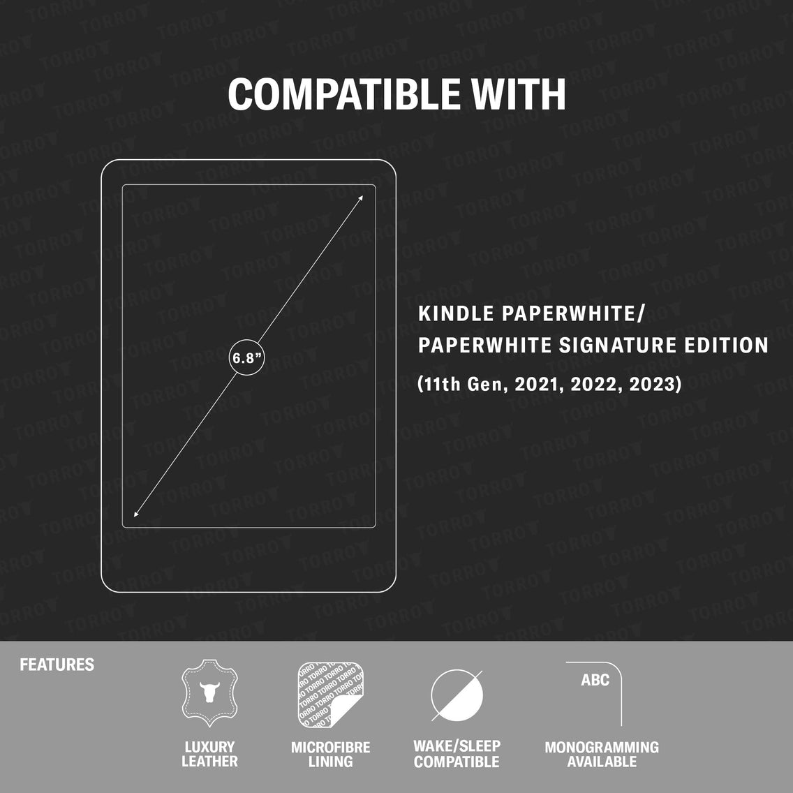 Kindle Paperwhite / Paperwhite Signature Edition (11th Gen, 2021) Case ...