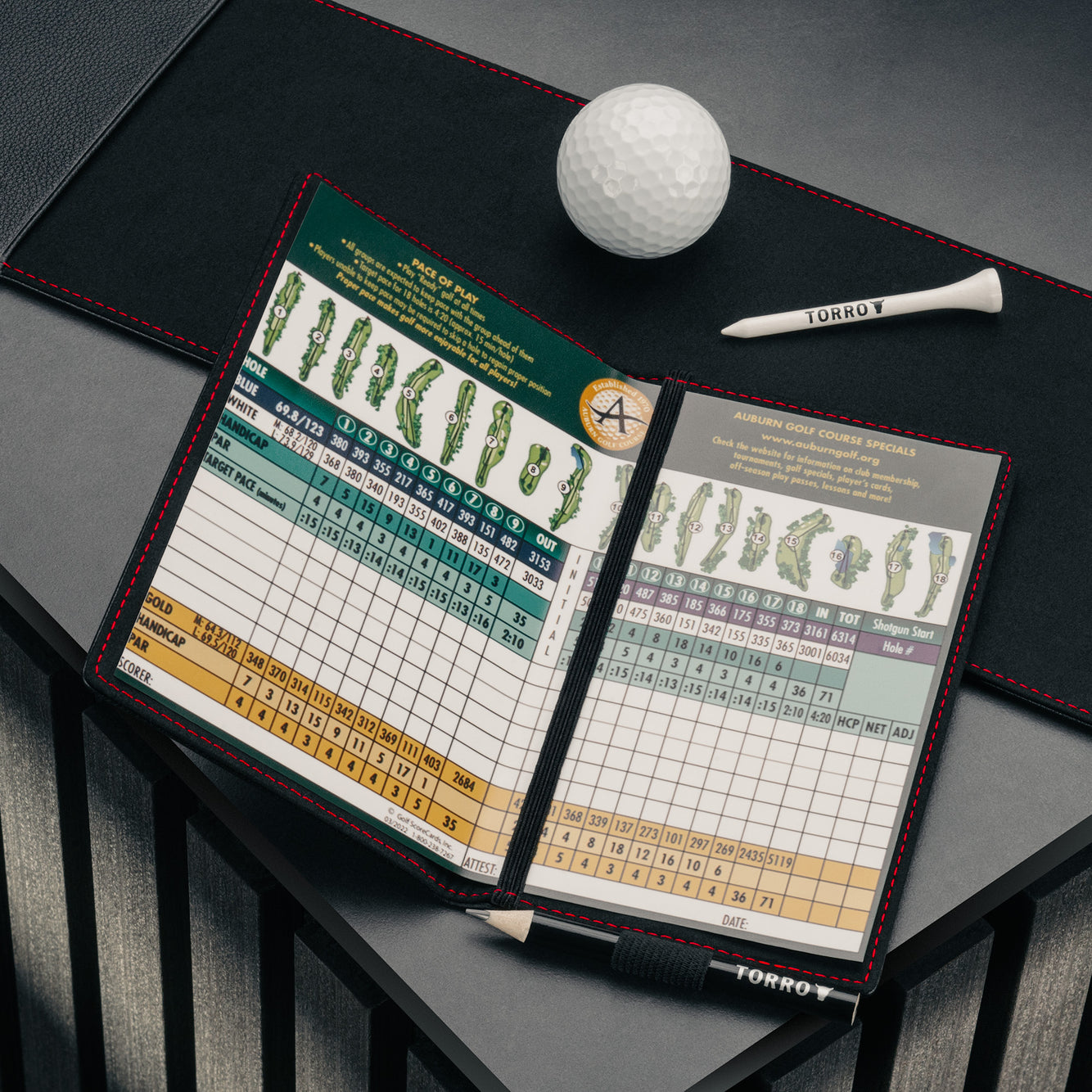 Leather Golf Scorecard & Yardage Book Wallet (PRO Edition) – TORRO USA