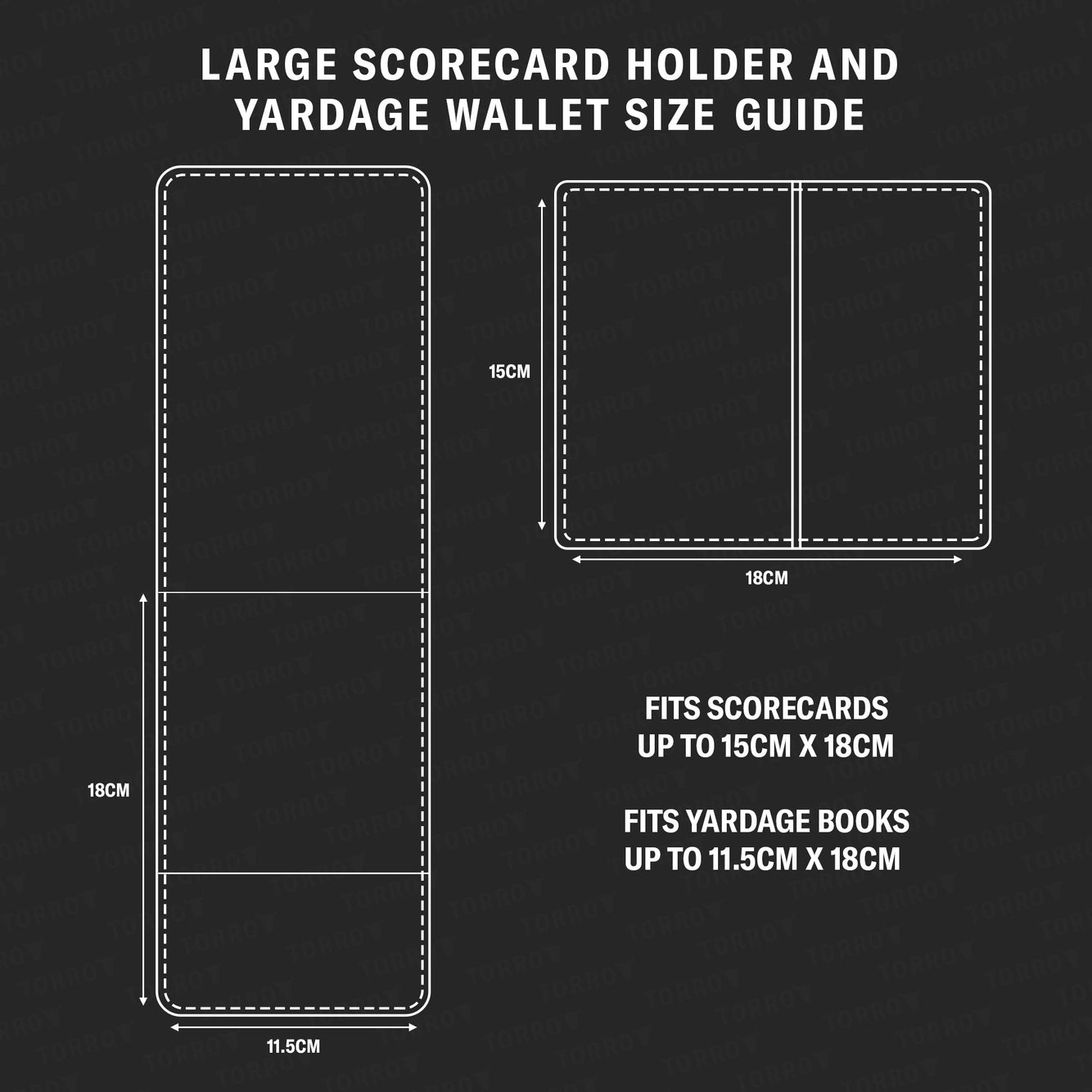 Leather Golf Scorecard & Yardage Book Wallet (PRO Edition) – TORRO USA