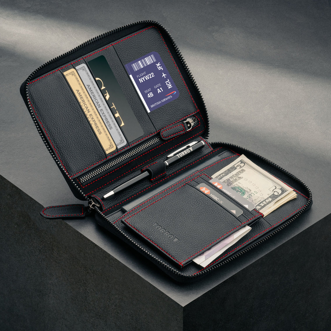 Solo Leather Travel Wallet - Travel Accessories – TORRO USA